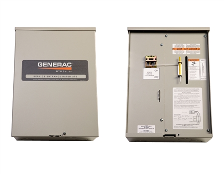 Generac 100A Service Rated 120/240V 1PH NEMA 3R ATS CSA Approved ...